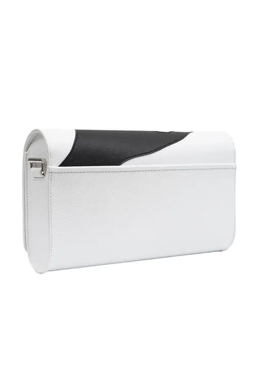 Perrin Prends Moi Xbody/clutch - White|black